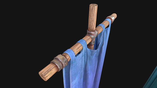 Medieval Flag 3D Model in Other 3DExport