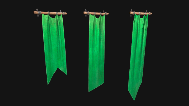 Medieval Flag 3D Model in Other 3DExport