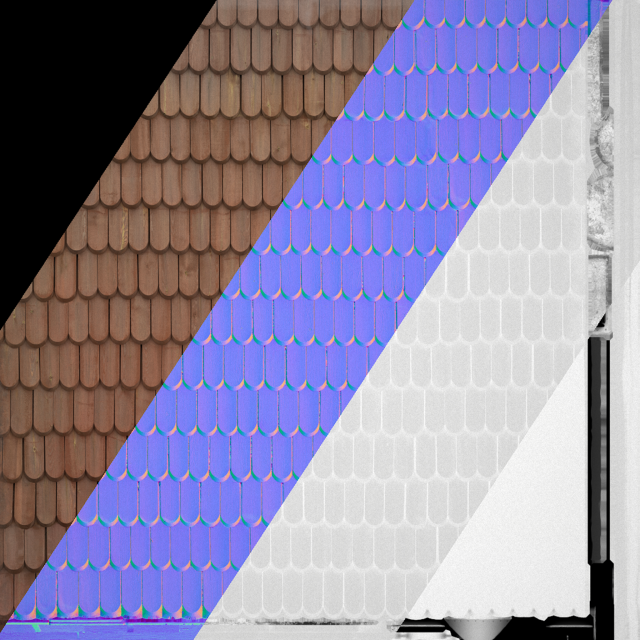 Medieval Tile Pyramid Roof 3D Model in Miscellaneous 3DExport