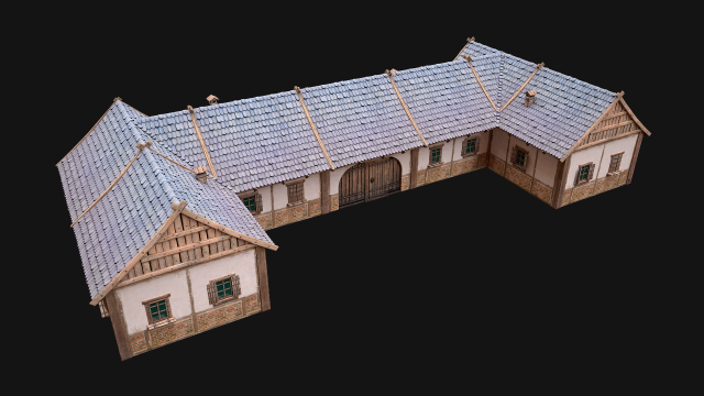 Medieval Buildings Set 3D Model in Buildings 3DExport