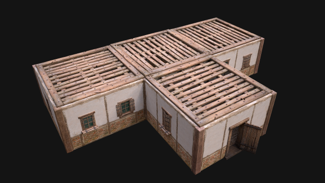 Medieval Buildings Set 3D Model in Buildings 3DExport