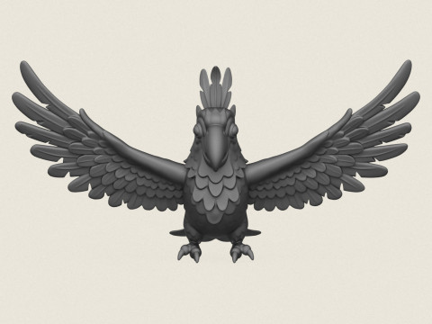 Perroquet ara écarlate volant Modèles 3D en vedette in Animaux 623365 ...