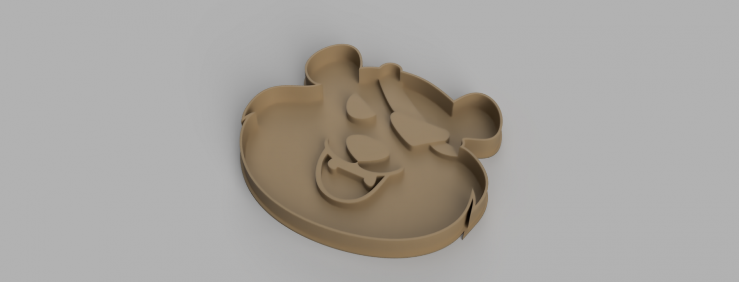 bear cutter cookie stl custom cookie cutter stl 3d print design 3d ...