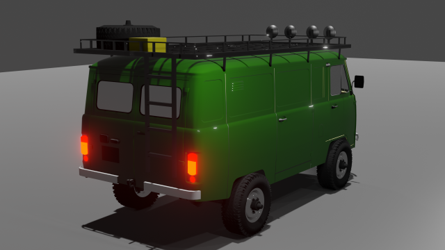 UAZ 3D Model in SUV 3DExport