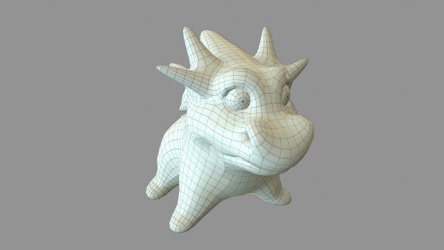 Little dragon 3D Model in Fantasy 3DExport