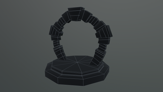 Stylized Portal V1 3D Model in Game Assets 3DExport