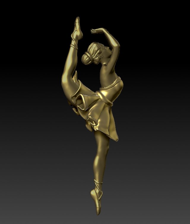 Ballet 3D Model in Other 3DExport