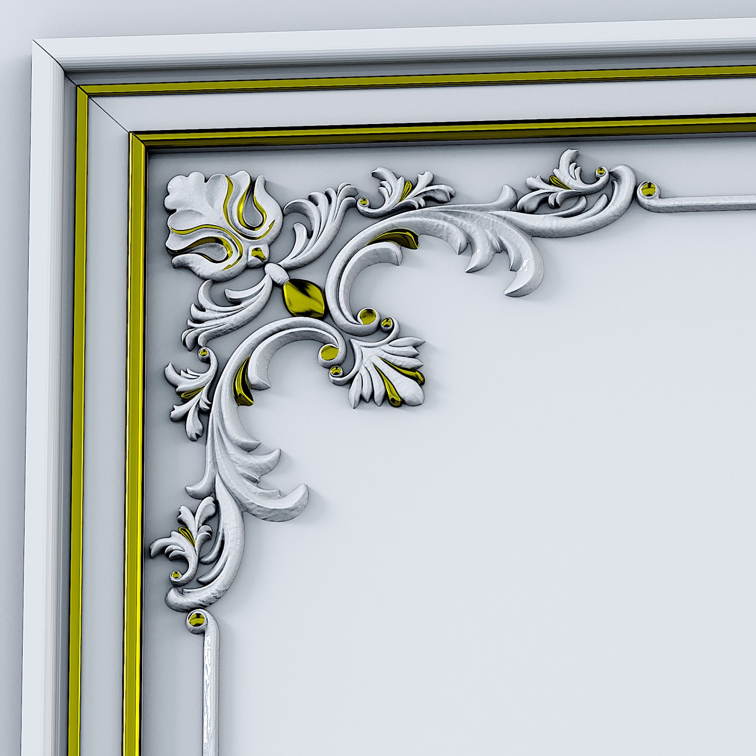 Wall molding 01 3D Models in Decoration 3DExport