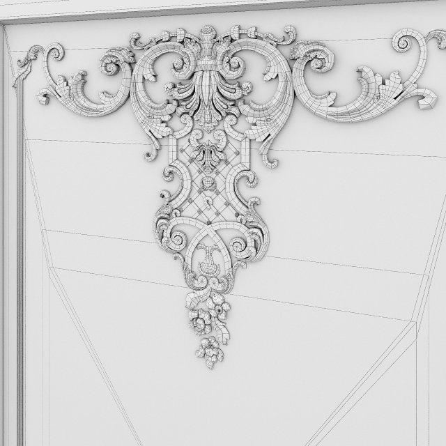 Wall molding 03 3D Model in Decoration 3DExport
