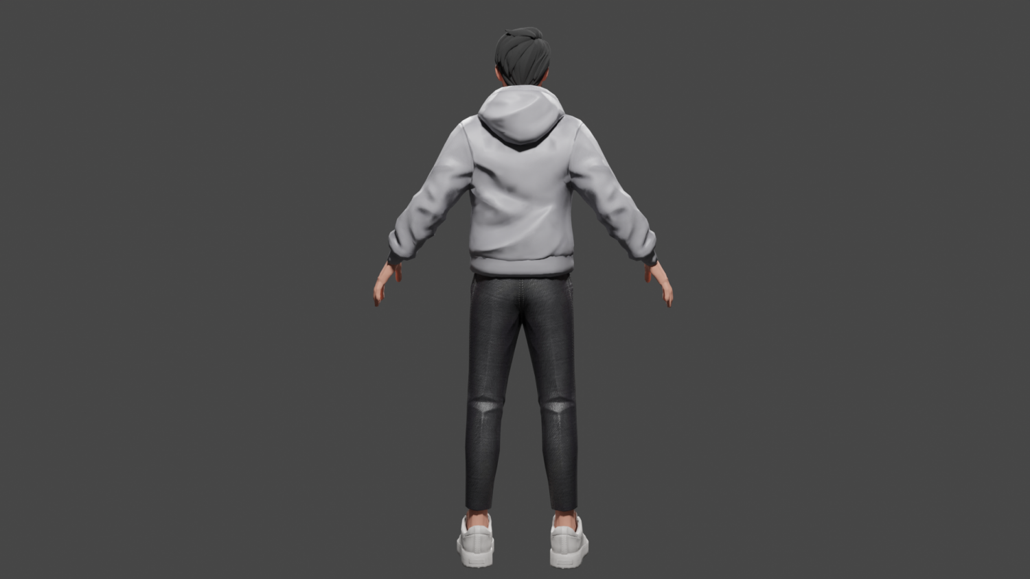 Rigged Human 3D Character 3D Model in Man 3DExport