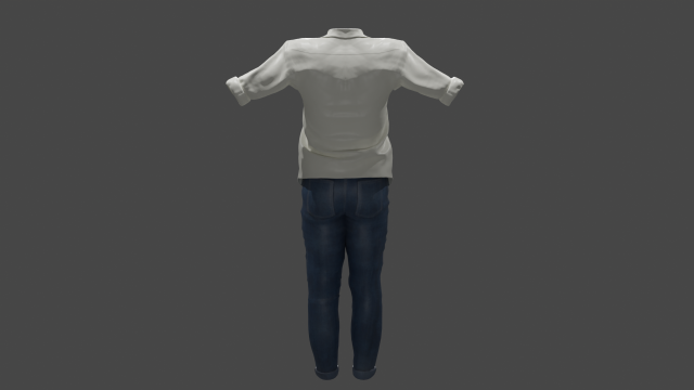 Realistic Human Cloth 3D 3D Model in Clothing 3DExport
