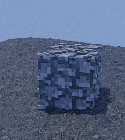 Cobblestone mc 3D Model in Other 3DExport