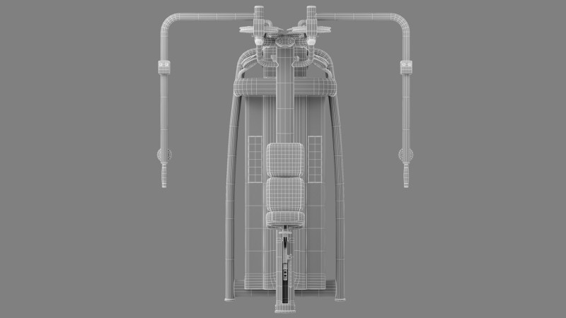 Technogym Selection 700 - Dual Pectoral Reverse Fly 3D Model in Sports ...