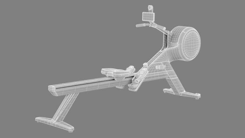 Technogym Skill Row 3D Model in Sports Equipment 3DExport