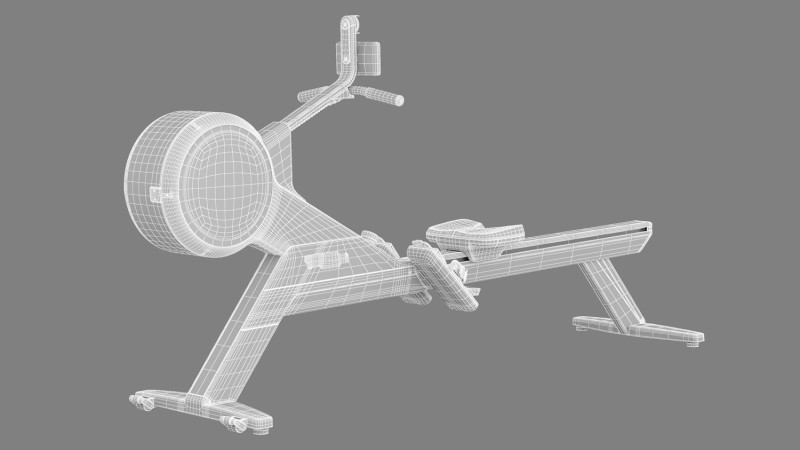 Technogym Skill Row 3D Model in Sports Equipment 3DExport