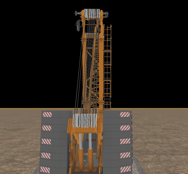 Crane model with chains 3D Model in Heavy Equipment 3DExport