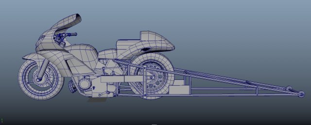 Drag Race Bikes 3D Model in Game Assets 3DExport