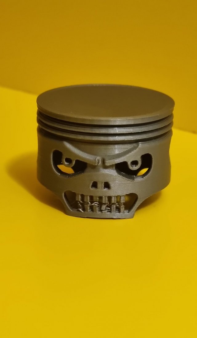 Proton piston skull 3Dプリントモデル in その他 3DExport