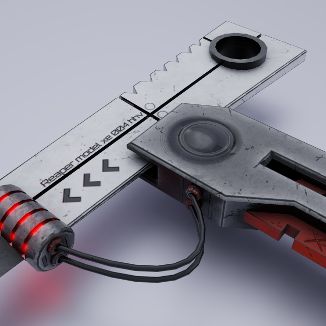 Sci-fi tools Collection lowpoly PBR 3D Model in Tools 3DExport