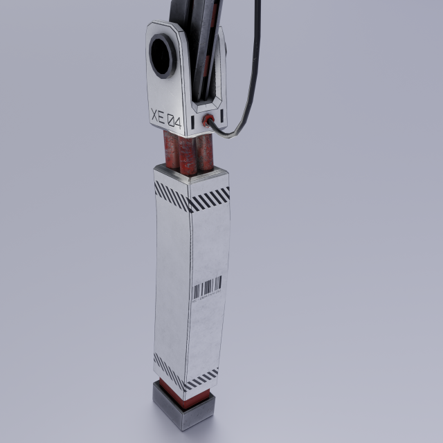 Sci-fi tools Collection lowpoly PBR 3D Model in Tools 3DExport