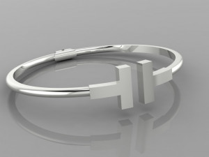 Bracelet Tiffany T Modello di stampa 3D in Braccialetti 3DExport