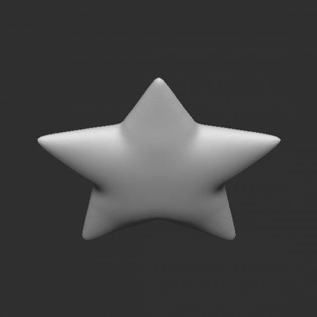 Mario Star 3D Print Model in Figurines 3DExport