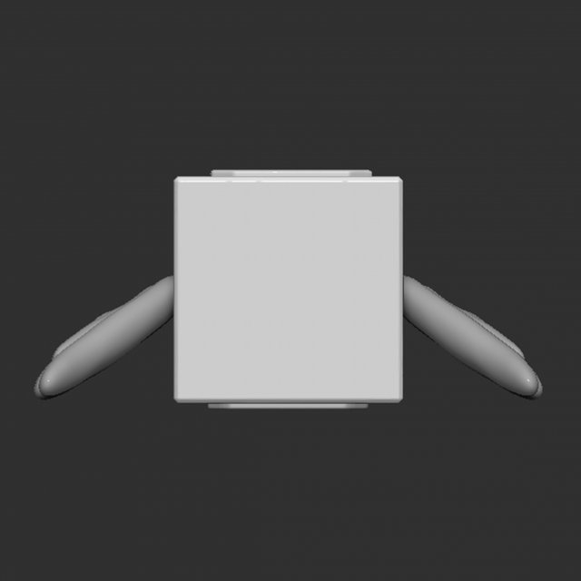 Flying Question Block 3D 프린트 모델 in 피규어 3DExport