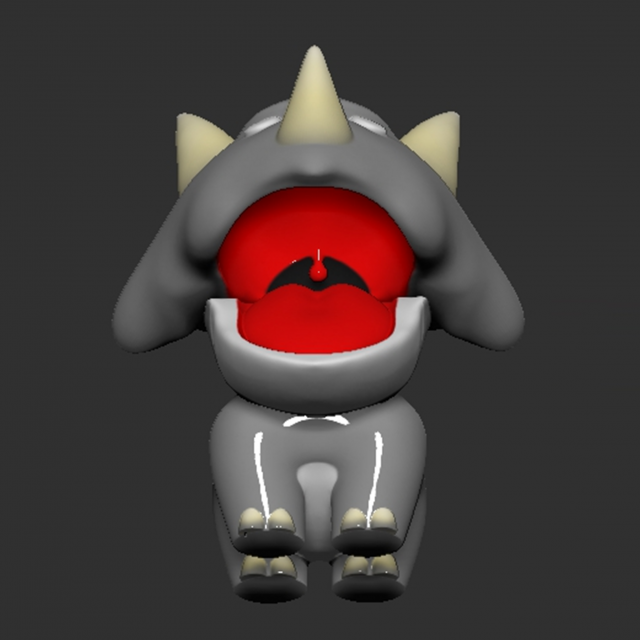 Reznor Open Mouth 3D Print Model in Figurines 3DExport