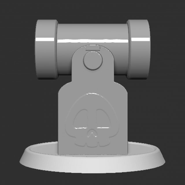 Blaster Bullet Mario Based 3D Print Model in Figurines 3DExport