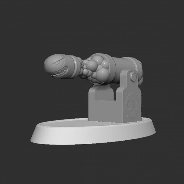 Banzai Bill Blaster Bullet Based Free 3D Print Model in Figurines 3DExport