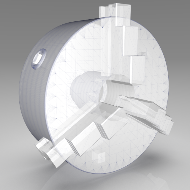 Spindle 3D Model in Machines 3DExport