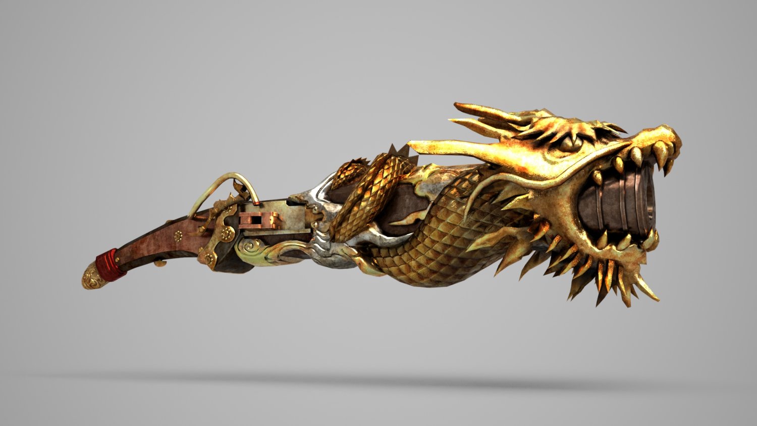 Ancient Chinese Dragon Cannon