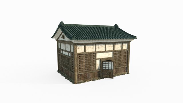 Ancient Asian Architecture City Housing 3D Model in Buildings 3DExport