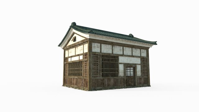 Ancient Asian Architecture City Housing 3D Model in Buildings 3DExport