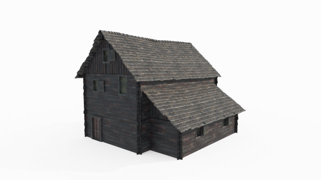 Ancient architectural wooden houses 3D Model in Buildings 3DExport