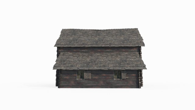 Ancient architectural wooden houses 3D Model in Buildings 3DExport