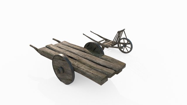 Agricultural manual carts 3D Model in Other 3DExport
