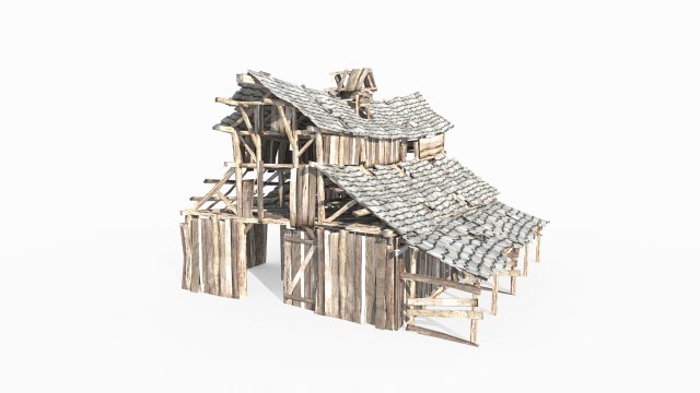 Old Warehouse Stables 3D Model in Buildings 3DExport