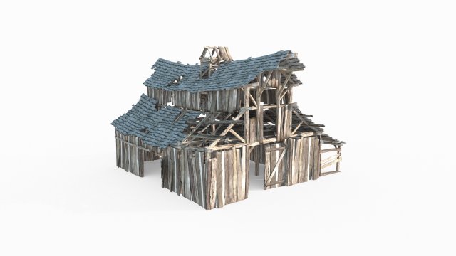 Old Warehouse Stables 3D Model in Buildings 3DExport