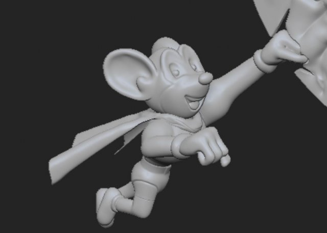 Mighty Mouse 3D Print Model in Toys 3DExport