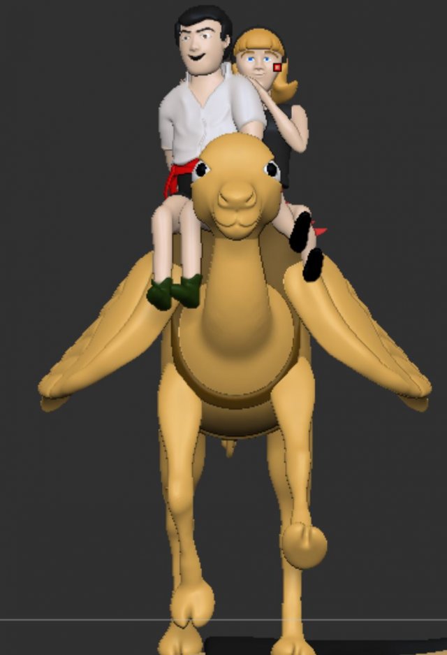 Shazzan Kaboobie Chuck and Nancy Modelo de Impressão 3D in Monstros e ...