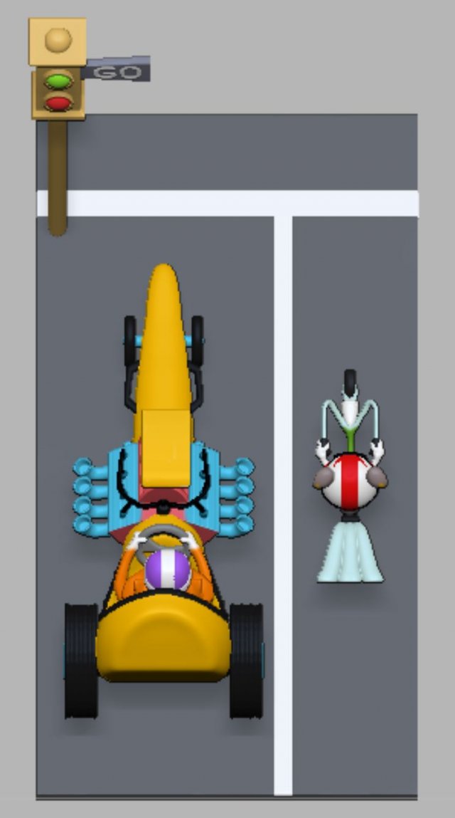 Motormouse and Autocat 3D Print Model in Animals 3DExport