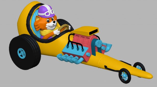 Motormouse and Autocat 3D Print Model in Animals 3DExport