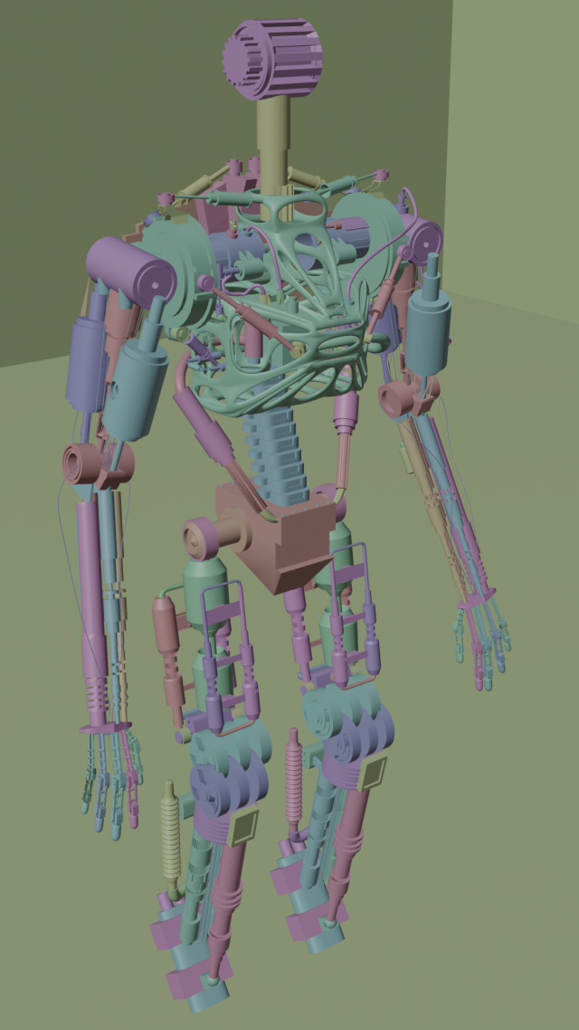 ROBOT XT3 3D Model in Robot 3DExport