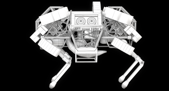 WildCat Robot Boston Dynamics 3D Model in Robot 3DExport
