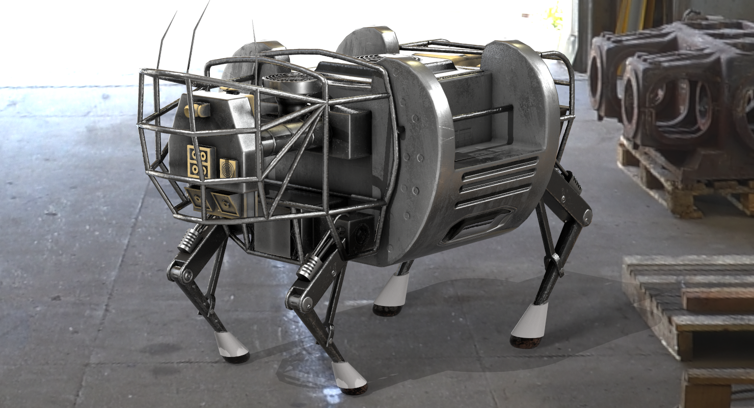 LS3 Robot Boston Dynamics 3D Models in Robot 3DExport