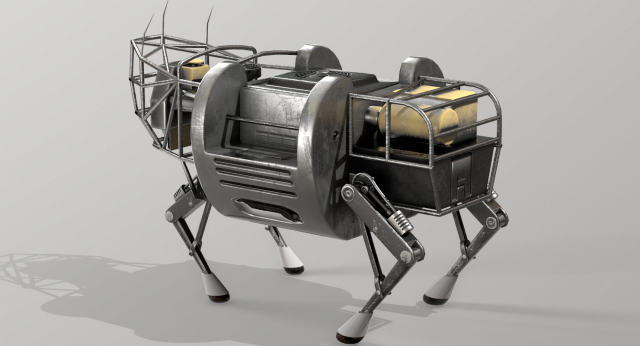 LS3 Robot Boston Dynamics 3D Model in Robot 3DExport