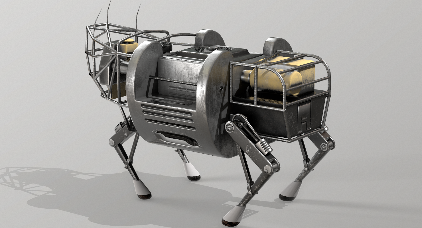 LS3 Robot Boston Dynamics 3D Models in Robot 3DExport