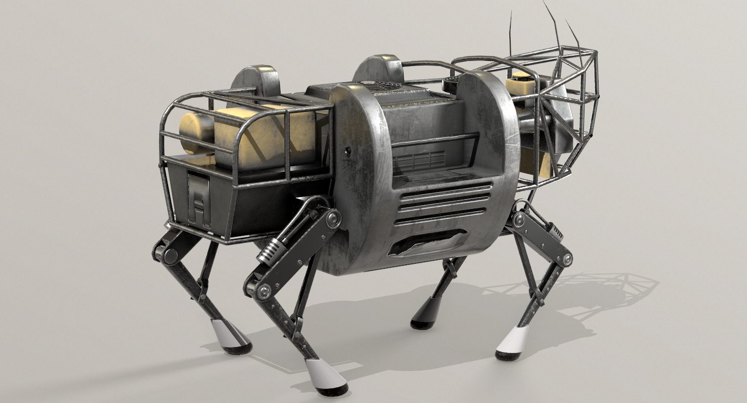 LS3 Robot Boston Dynamics 3D Models in Robot 3DExport