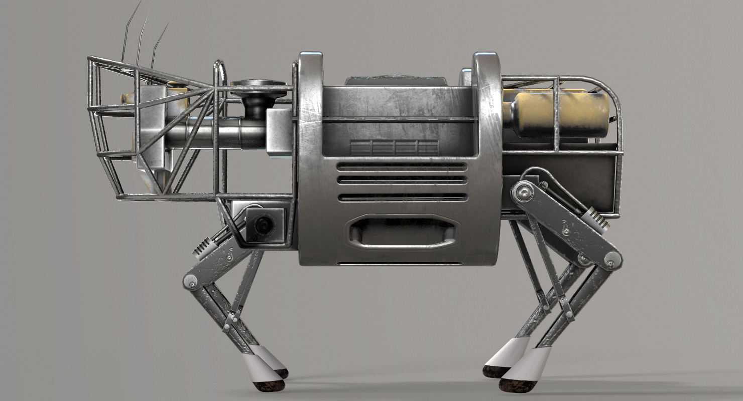 LS3 Robot Boston Dynamics 3D Models in Robot 3DExport